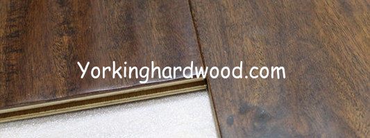 hand scraped asian walnut engineered hardwood flooring