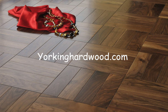 natural solid black walnut parquet flooring