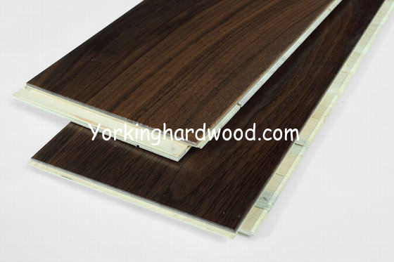 4-6 feet long 3 layer black walnut engineered flooring