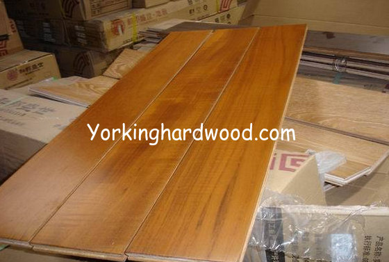 low price golden teak engineered wood flooring