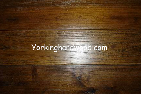 Hand scraped Mongolian teak engineered hardwood flooring