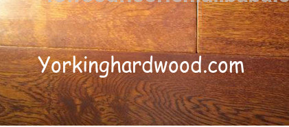 oak engineered hardwood flooring in gunstock stain