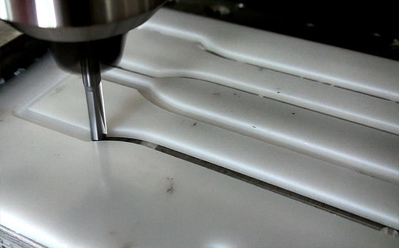 Tensile Sample Cutting With The MT200C Cnc Mill