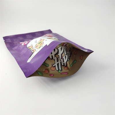 Hot Sale Customize OPP Aluminum Foil Three Side Seal Sugar Packaging Bags With Window