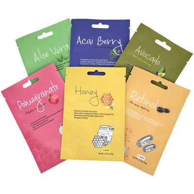 Customize Cosmetic Makeup Product Aluminum Foil Face Cream Packaging Pouch Hair Face mask Packaging Bag
