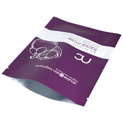 Eco-friendly Custom Heat Seal Aluminum Foil Cosmetic Face Masking Pack Pouch Skin Care Packaging Bag