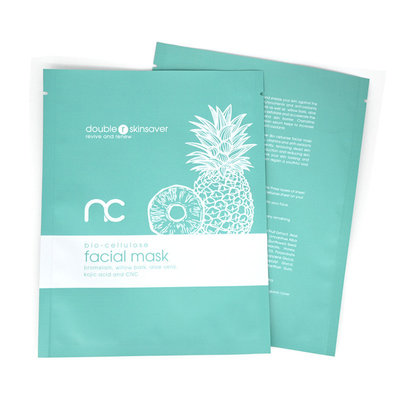 Eco-friendly Custom Heat Seal Aluminum Foil Cosmetic Face Masking Pack Pouch Skin Care Packaging Bag