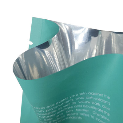 Eco-friendly Custom Heat Seal Aluminum Foil Cosmetic Face Masking Pack Pouch Skin Care Packaging Bag