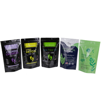 Self Sealing Aluminum Foil Food Packaging Zipper Matte stand up pouch logo Mylar Laminated Plastic Bags