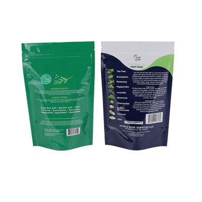 Self Sealing Aluminum Foil Food Packaging Zipper Matte stand up pouch logo Mylar Laminated Plastic Bags