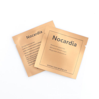 Digital Printing Custom Logo 3 Side Seal Small Sachet Heat Sealable Sample Packet Bags For Pills Powder Capsules