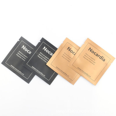 Digital Printing Custom Logo 3 Side Seal Small Sachet Heat Sealable Sample Packet Bags For Pills Powder Capsules