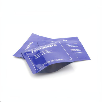Digital Printing Custom Logo 3 Side Seal Small Sachet Heat Sealable Sample Packet Bags For Pills Powder Capsules