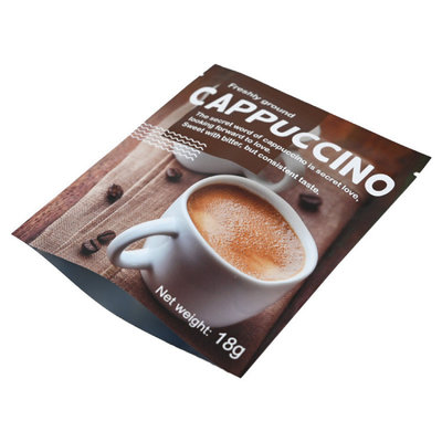Digital Print Aluminum Foil Laminated Mini Pouch Portable Making Plastic Coffee Powder Packaging Bag With Sealing Zipper