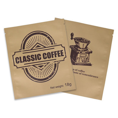 Digital Print Aluminum Foil Laminated Mini Pouch Portable Making Plastic Coffee Powder Packaging Bag With Sealing Zipper