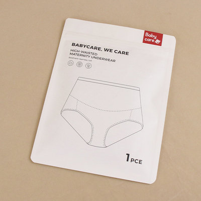 Custom biodegradable zipper transparent t-shirt packing bag zip lock plastic bags with logo for clothing underwear