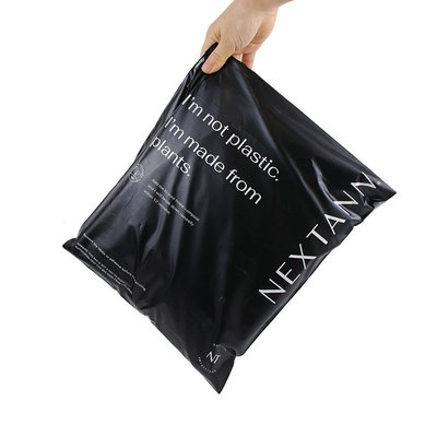 Custom logo Eco Friendly Compostable Plastic Poly mailing Shipping Biodegradable Pink Packaging Mailer Bag