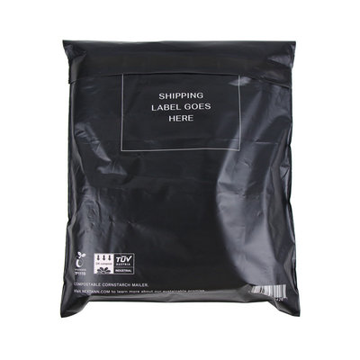 Custom logo Eco Friendly Compostable Plastic Poly mailing Shipping Biodegradable Pink Packaging Mailer Bag