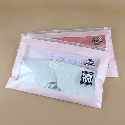 Recycled Clothing Packaging Clear Plastic Resealable Bag Packing Zipped Package For Cloth Zip Lock Bags