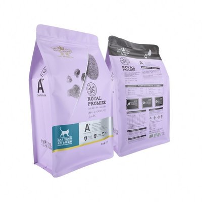 Custom Logo Print Moisture Proof Stand Up Ziplock Bag Animal Feed Pet Dog Food Packaging Bag