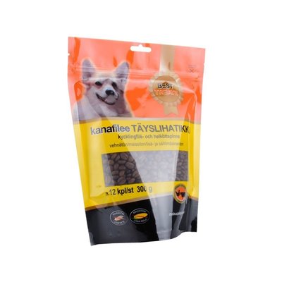 Custom Printed Self Seal Ziplock Eco Friendly Animal Feed Bag Dog Cat Pet Food Packaging Bag With Clear Window