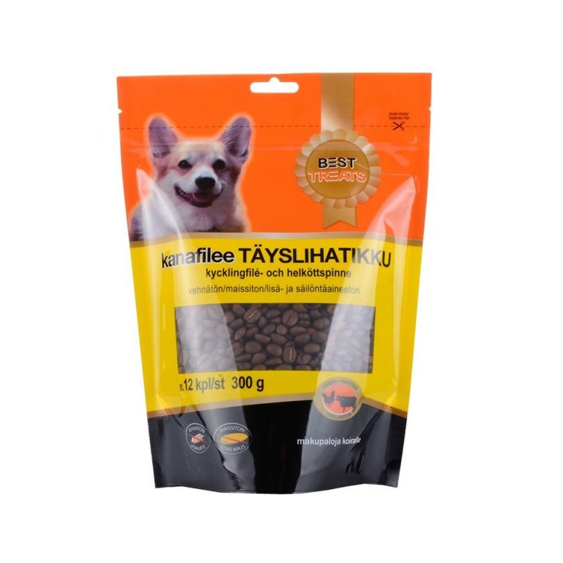 Custom Printed Self Seal Ziplock Eco Friendly Animal Feed Bag Dog Cat Pet Food Packaging Bag With Clear Window