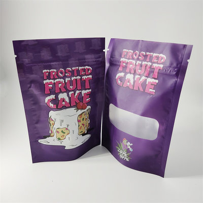 Hot Sale Customize OPP Aluminum Foil Three Side Seal Sugar Packaging Bags With Window
