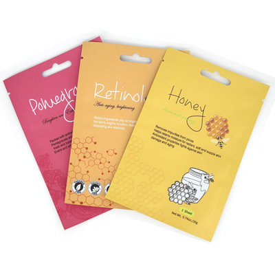 Customize Cosmetic Makeup Product Aluminum Foil Face Cream Packaging Pouch Hair Face mask Packaging Bag