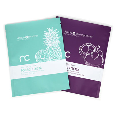 Eco-friendly Custom Heat Seal Aluminum Foil Cosmetic Face Masking Pack Pouch Skin Care Packaging Bag