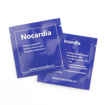 Digital Printing Custom Logo 3 Side Seal Small Sachet Heat Sealable Sample Packet Bags For Pills Powder Capsules