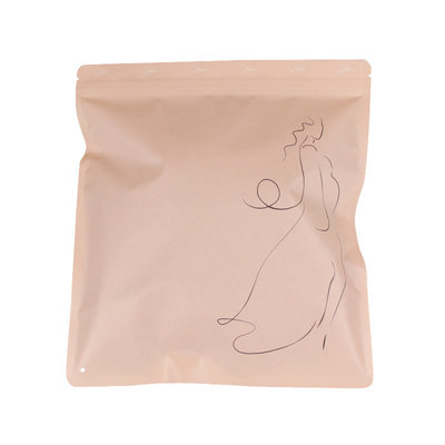 Biodegradable Frosted matte ziplock OEM waterproof bag zipper plastic zip packing bag for clothes clothing