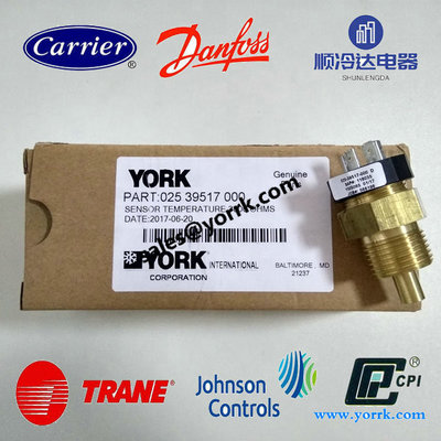 Chiller central air conditioning spare parts 025-39517-000 YORK sensor temp supplier