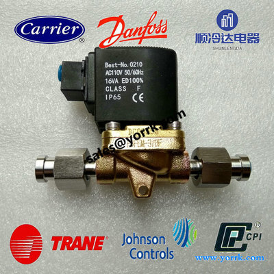 Chiller central air conditioning spare parts FDF6M-38F solenoid valve supplier