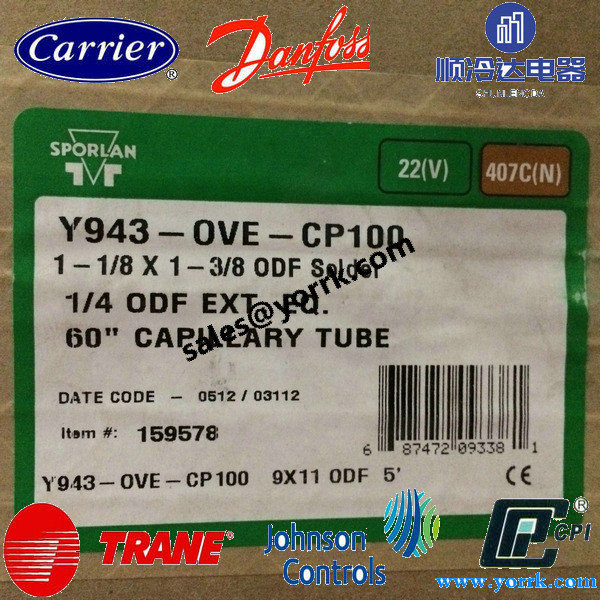 Y943-OVE-CP100 025-32905-000 VALVE, TXV supplier