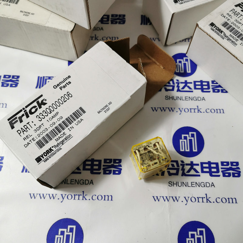 333Q0000206 Original York Industrial Unit Triangle Relay supplier