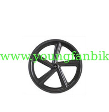 2014 Youngfan bike new  66mm road five-Spoke carbon wheels 700c carbon clincher wheels