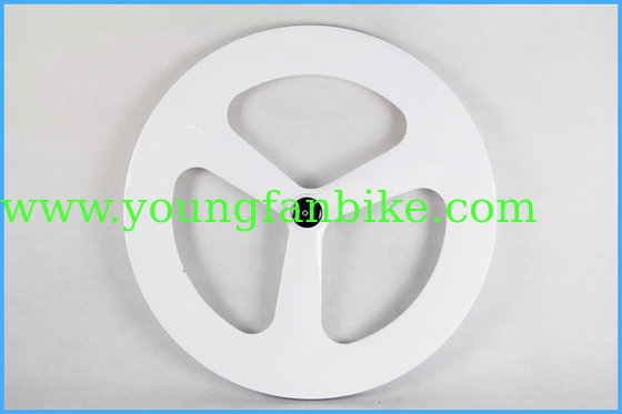 White super lighth YOUNGFAN BIKE 700C cheap 3-spoke carbon clincher wheel for road bike