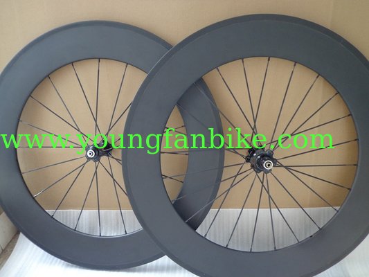 YOUNGFANBIKE Hot sale cheaper 700c 88MM Carbon Tubular wheelset width 23mm for road bike