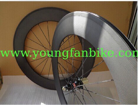 YOUNGFANBIKE Hot sale cheaper 700c 88MM Carbon Tubular wheelset width 23mm for road bike