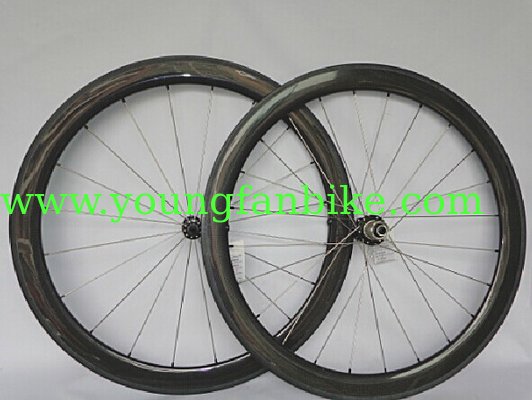 2014  YOUNGFANBIKE famous super light50mm Tubular 700c road bike carbon wheel 23mm width