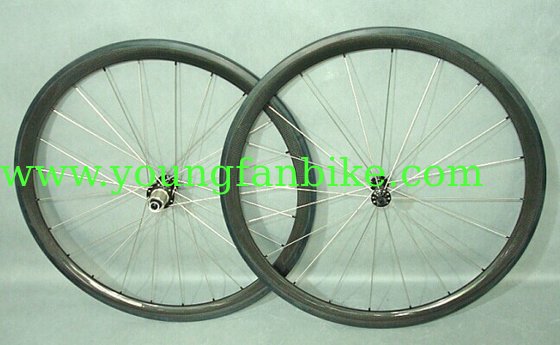 Chinese factory strong cheap 50mm Tubular 700c road bike carbon wheel 23mm width bicycle