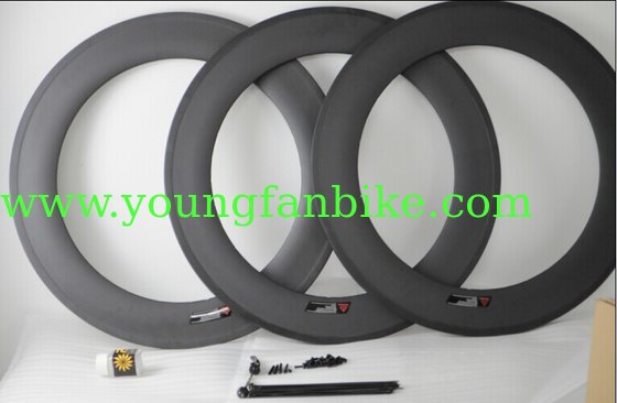 2014 YOUNGFANBIKE 700C 88mm clincher rims road/track bike wheel ud/3k matte width 23mm