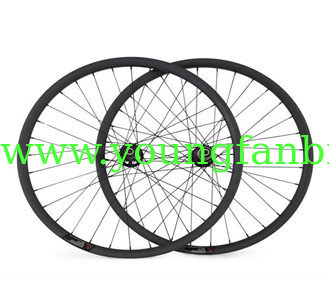 mtb 29inch carbon with 25*30MM RIM 3k/matt clincher wheels for mountain bicycle wheelsets