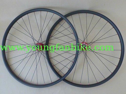 2014 stiffnesee and fashion Chinese carbon clincher mtb 29er*25mm wheelset rims width 30mm