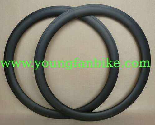 New design carbon rim 25mm wide U shape 60mm Tubular carbon rim 700C carbon bicycle rim