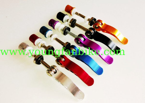 Outdoor Bicycle Quick Release Aluminium Alloy Bike Seat Post Clamp Skewer Bolt Mountain Bike Road Bike Seat Tube Clamp