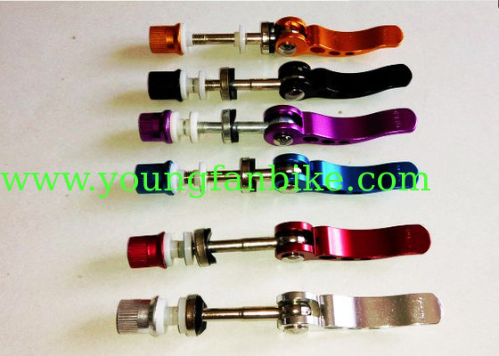 Outdoor Bicycle Quick Release Aluminium Alloy Bike Seat Post Clamp Skewer Bolt Mountain Bike Road Bike Seat Tube Clamp