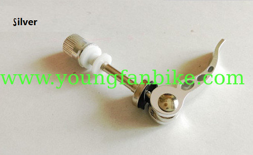 Outdoor Bicycle Quick Release Aluminium Alloy Bike Seat Post Clamp Skewer Bolt Mountain Bike Road Bike Seat Tube Clamp