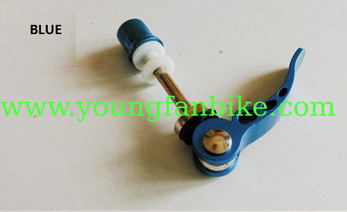 Outdoor Bicycle Quick Release Aluminium Alloy Bike Seat Post Clamp Skewer Bolt Mountain Bike Road Bike Seat Tube Clamp