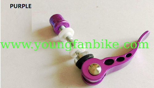 Outdoor Bicycle Quick Release Aluminium Alloy Bike Seat Post Clamp Skewer Bolt Mountain Bike Road Bike Seat Tube Clamp